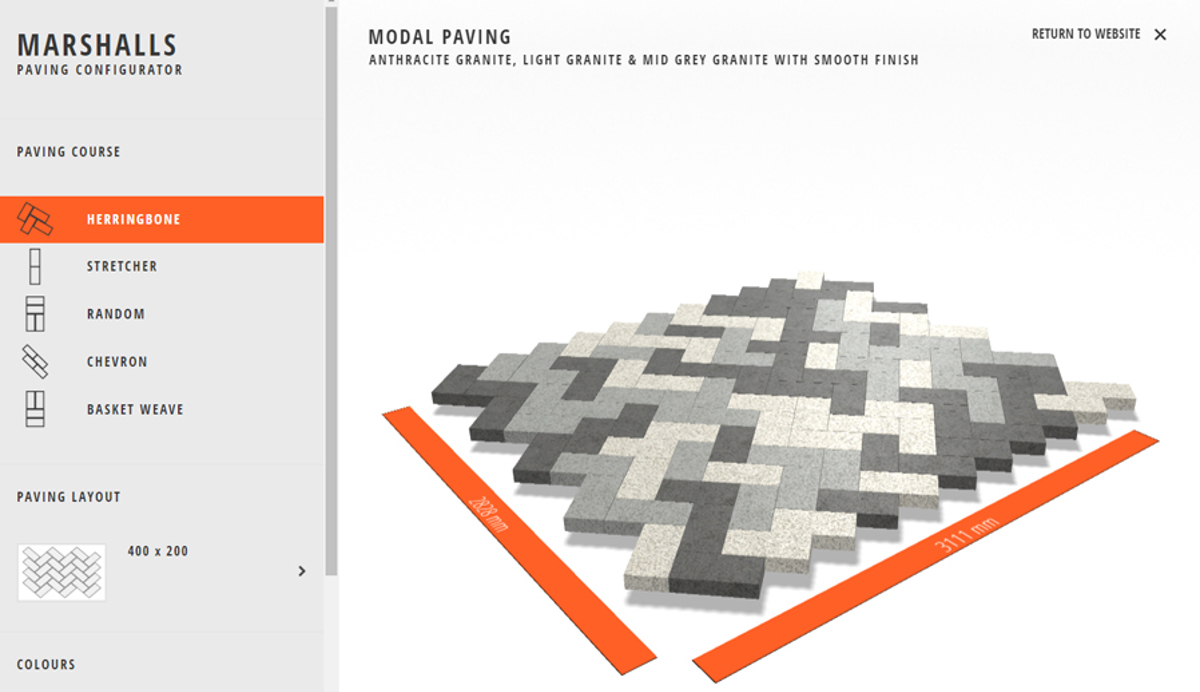 Introducing our new Modal Paving Free Design Tool | Marshalls